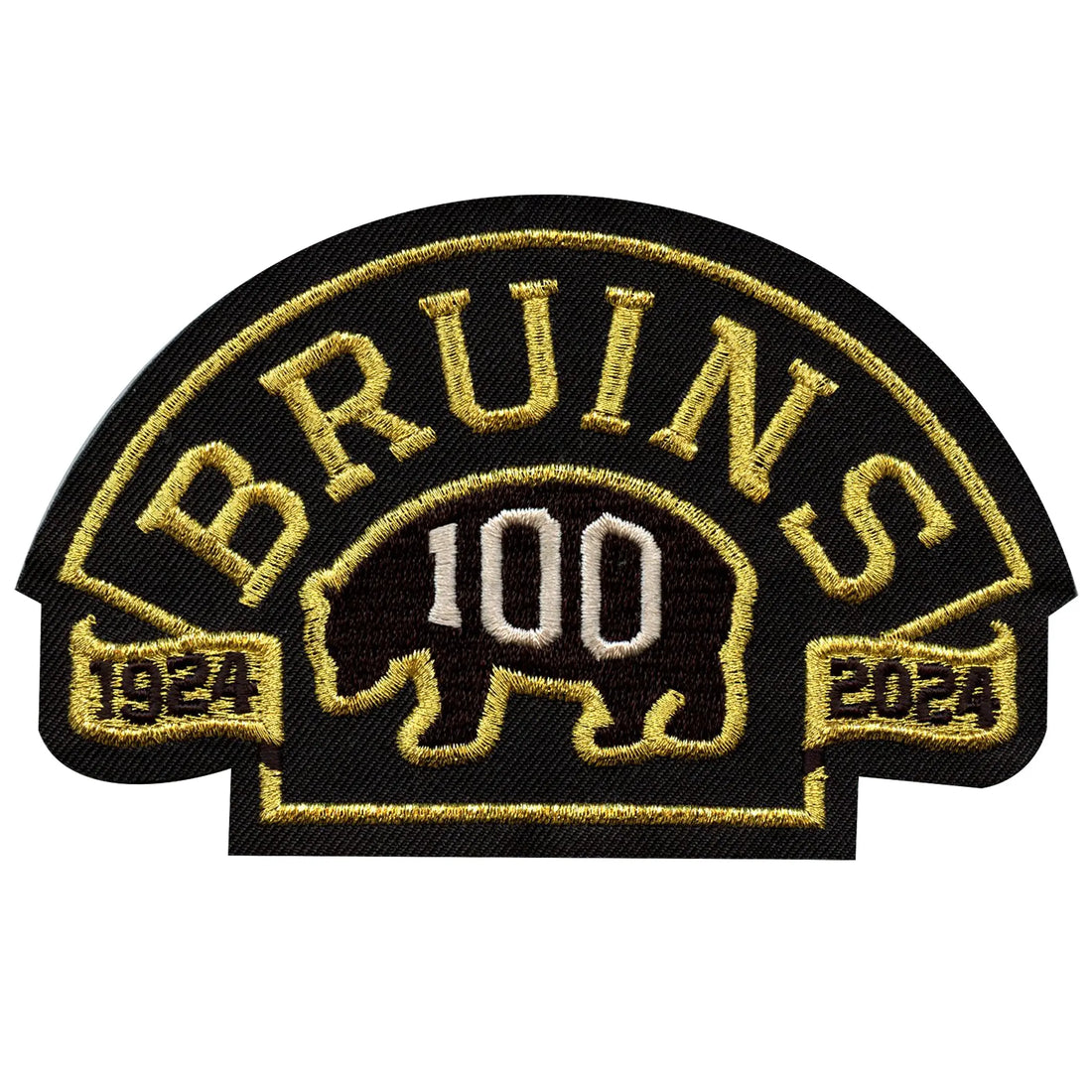 2023 Boston Bruins Team 100th Anniversary Season Logo Jersey Patch (Bl ...