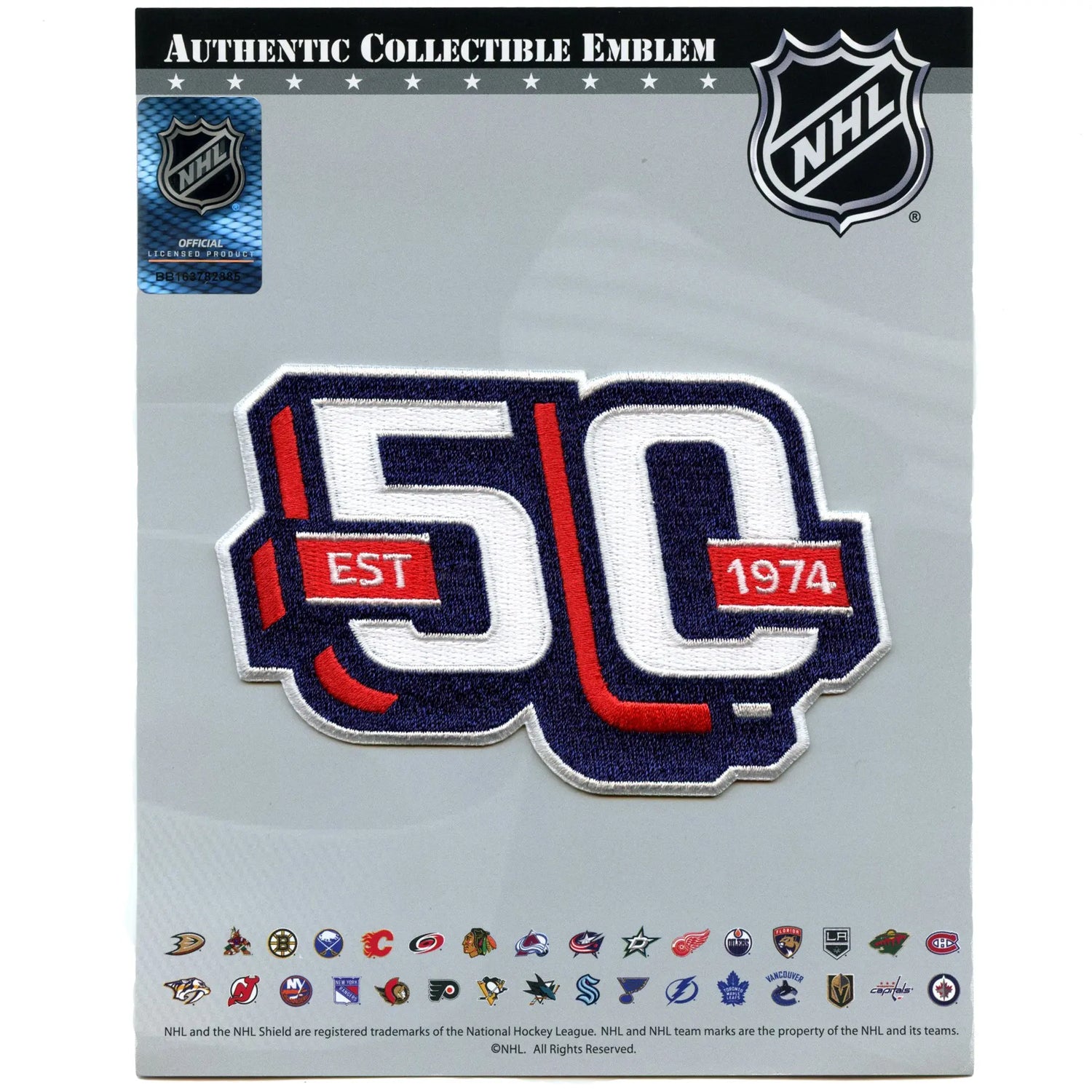 2024-25 Washington Capitals 50th Team Anniversary Jersey Patch – Patch ...