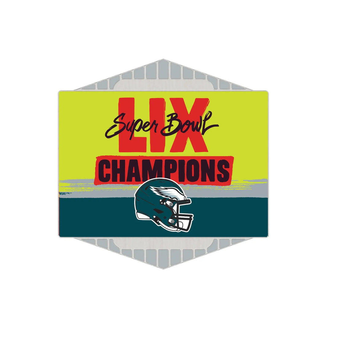 2025 NFL Super Bowl LIX 59 Champions Shield Pin Philadelphia Eagles ...