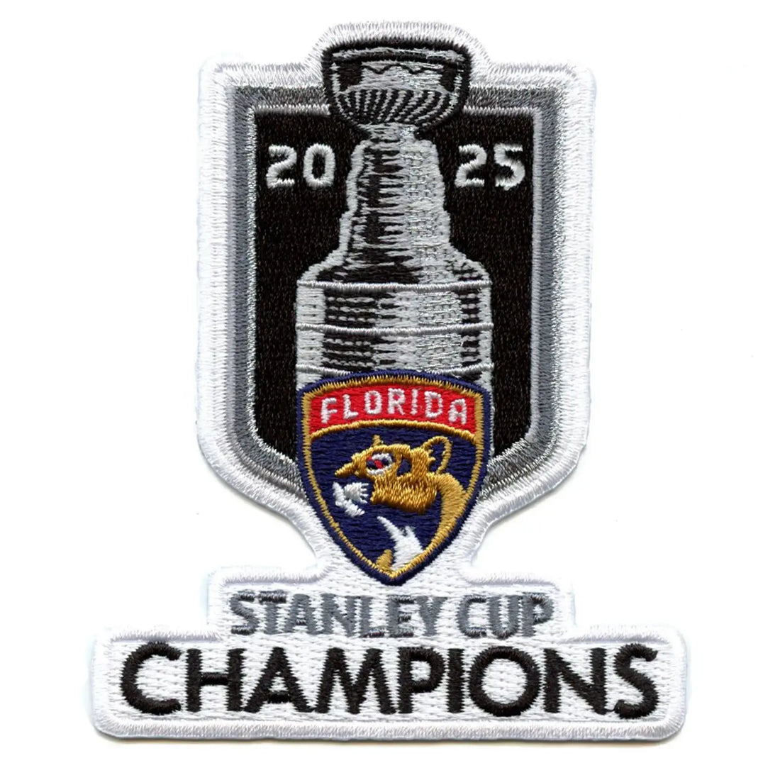 2025 NHL Stanley Cup Final Champions Florida Panthers Jersey Patch ...