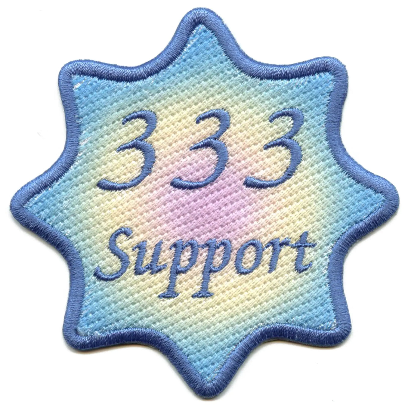 333 Angel Numbers Patch Support Mythology Psychic Embroidered Iron On ...