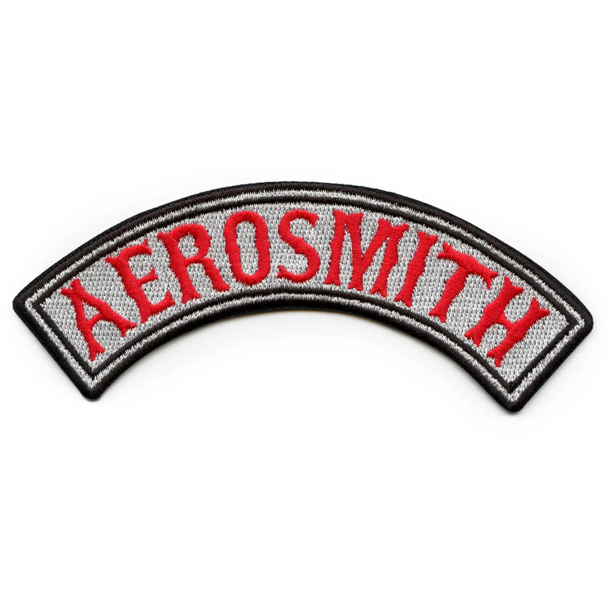Aerosmith Biker Logo Patch Rock Band Embroidered Iron On – Patch Collection