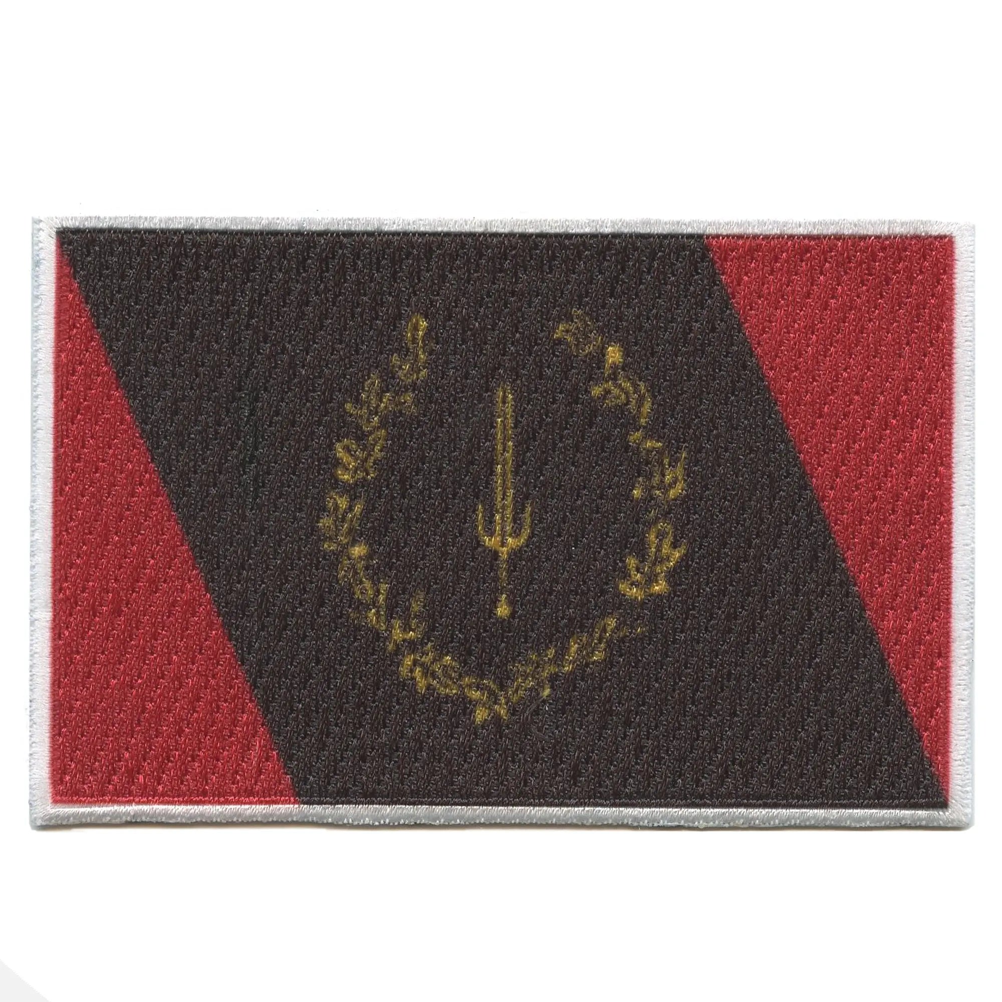 African American History Patch Culture Heritage Flag Sublimation Iron ...