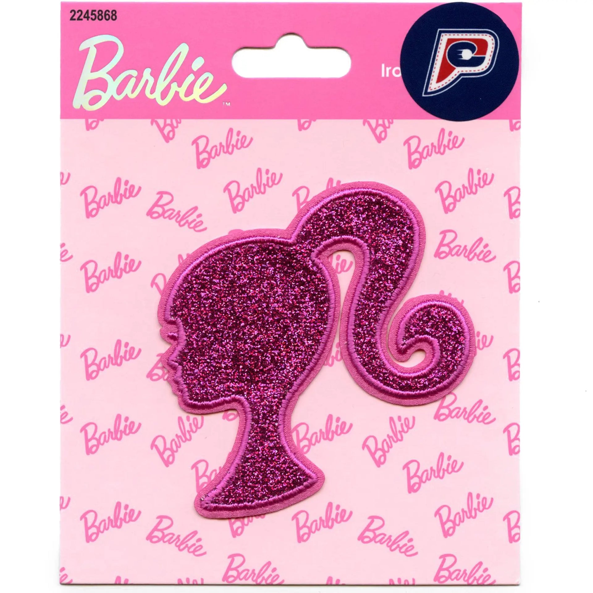 Barbie Side Silhouette Patch Doll Toy Movies Applique Iron On – Patch ...