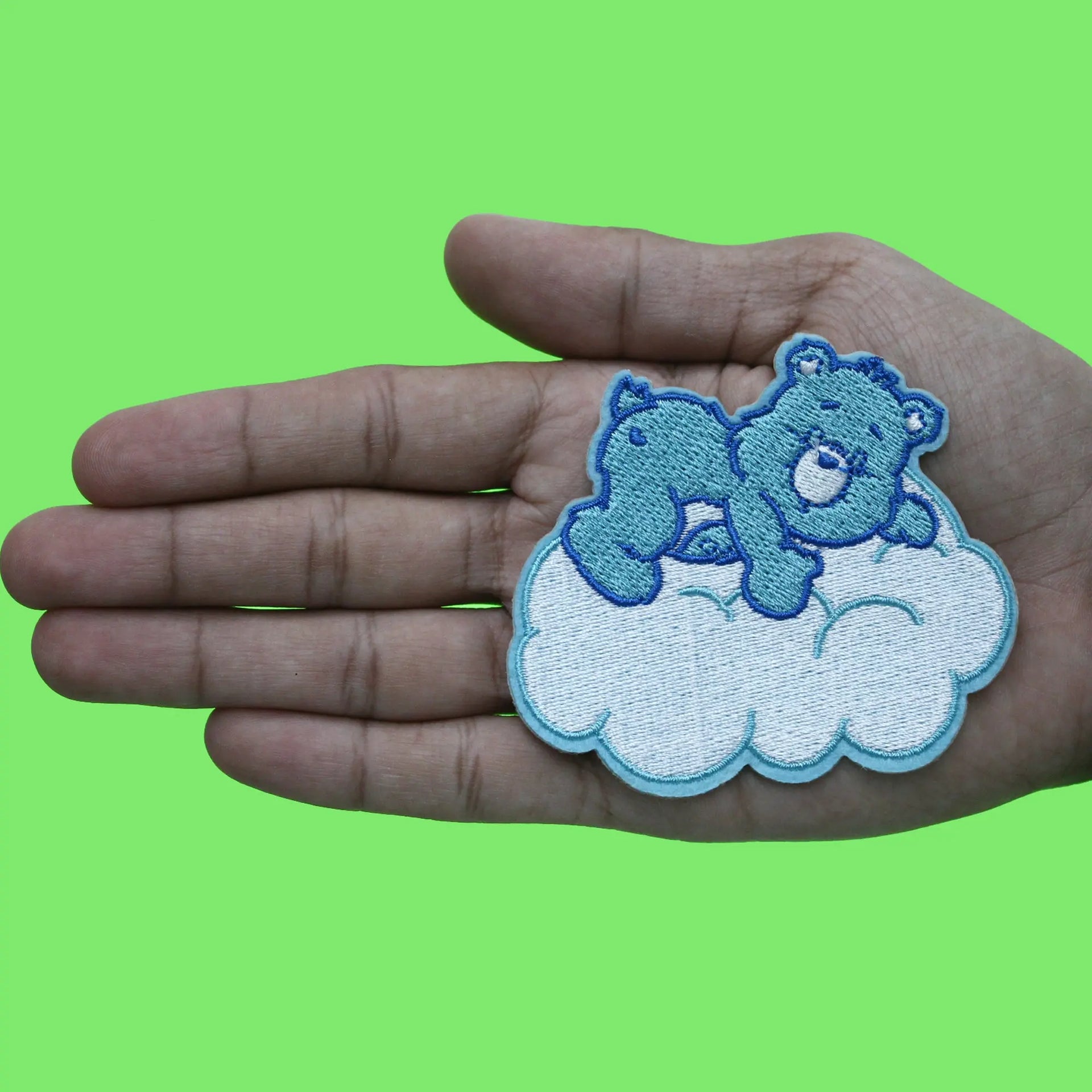 Bedtime Care Bear Patch Rainbow Kids Cartoon Embroidered Iron On ...