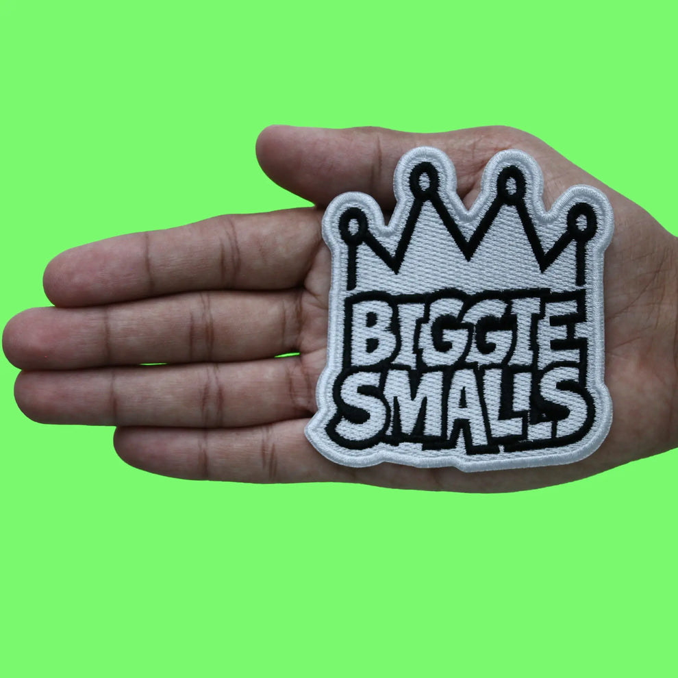 Biggie Crown Logo Patch The Notorious B.I.G. Embroidered Iron On ...