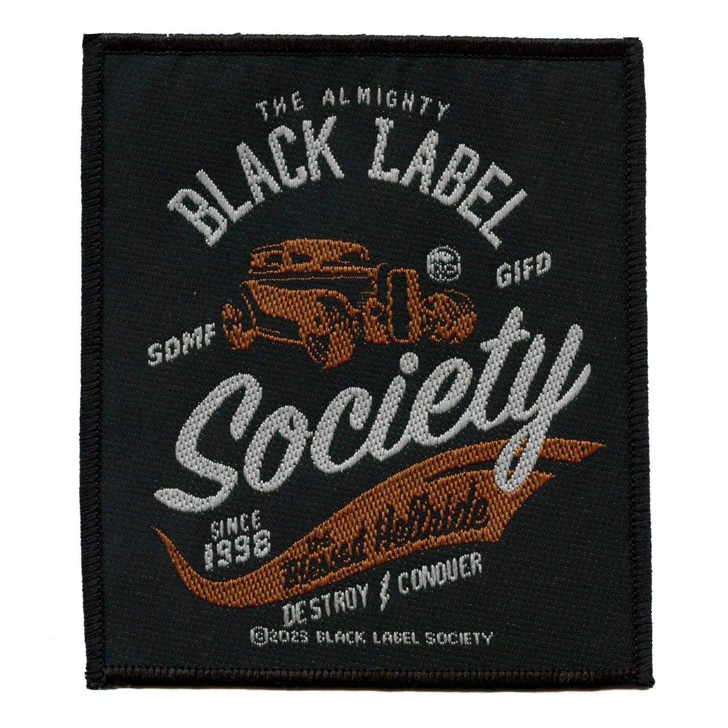 Black Label Society Album Cover Patch The Blessed Hellride Woven Iron ...