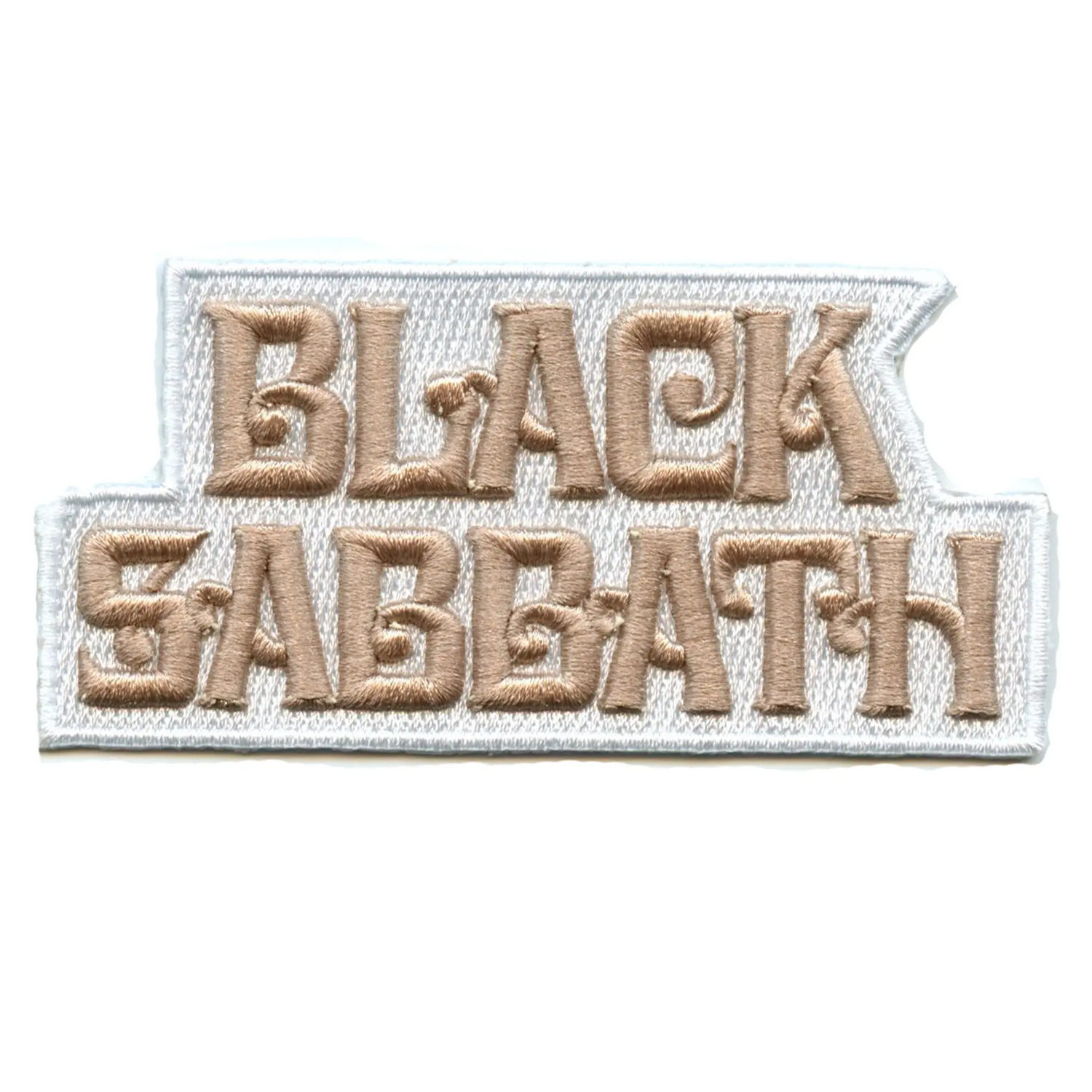 Black Sabbath Band Patch Puff Script Logo Embroidered Iron On – Patch ...