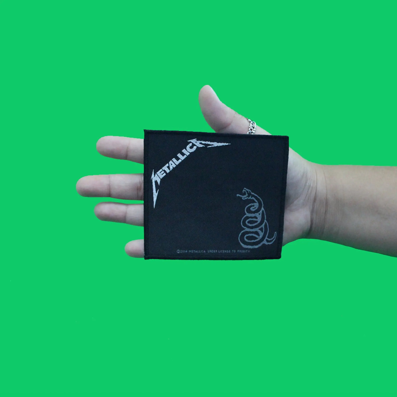 Metallica Black Snake Patch Album Cover Metal Woven Iron On – Patch ...