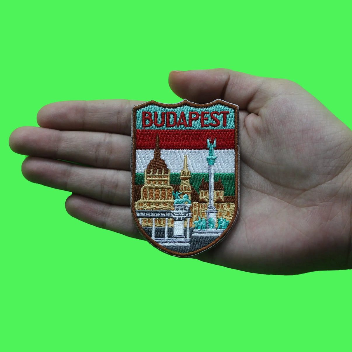 Budapest Capital Of Hungary Shield Patch Europe Vacation Embroidered I – Patch Collection