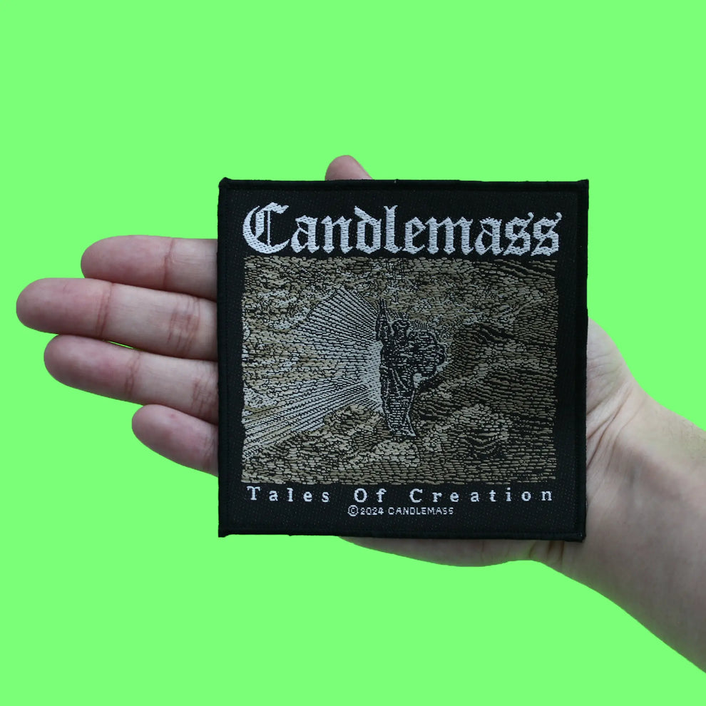 Candlemass Rock Band Patch Tales Of Creation Woven Iron On – Patch ...