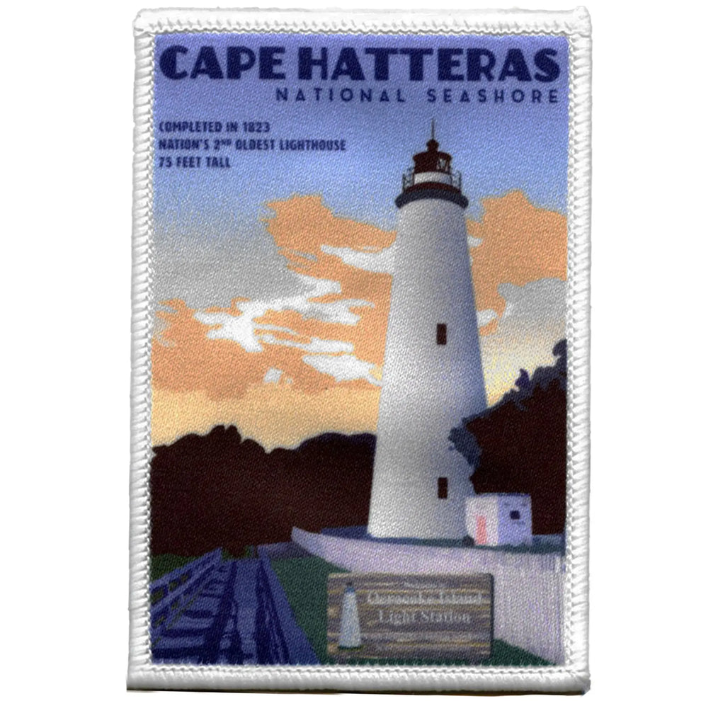Cape Hatteras National Seashore Patch Retro Ocracoke Island Sublimated ...