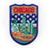 Chicago Skyline Shield Patch Travel Badge Memory Embroidered Iron On ...