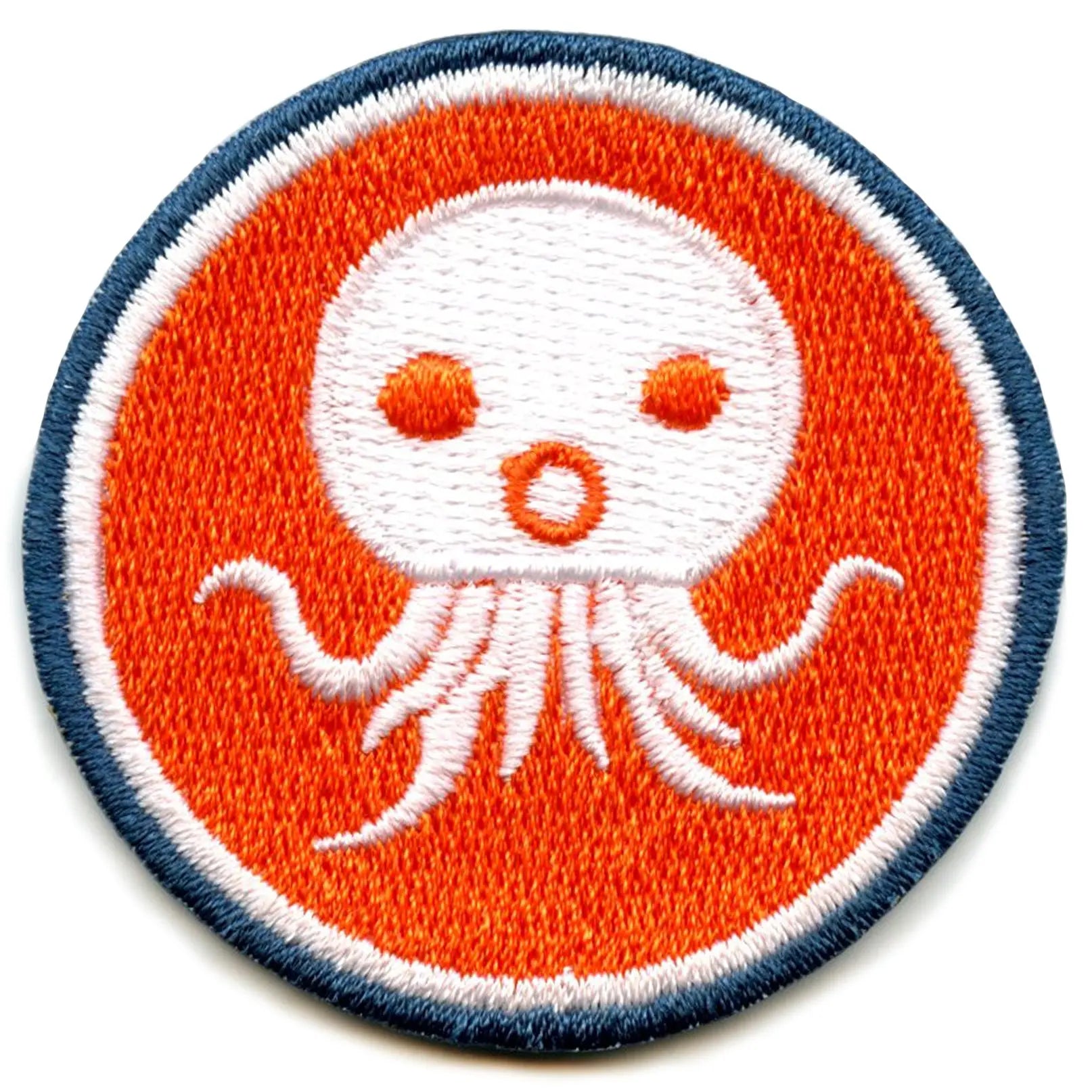 Children's Animated Cartoon Patch Octopus Animal Logo Embroidered Iron ...