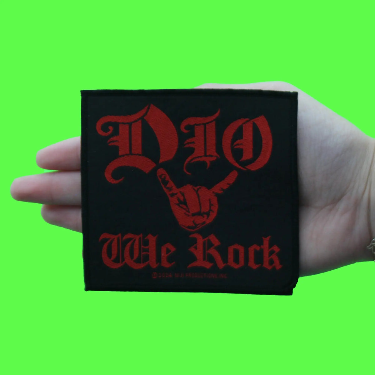 Dio We Rock Patch Heavy Metal Band Woven Sew On – Patch Collection