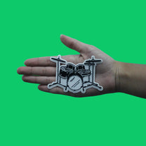 Drum Kit Rock Patch Genre Music Musician Embroidered Iron On – Patch ...
