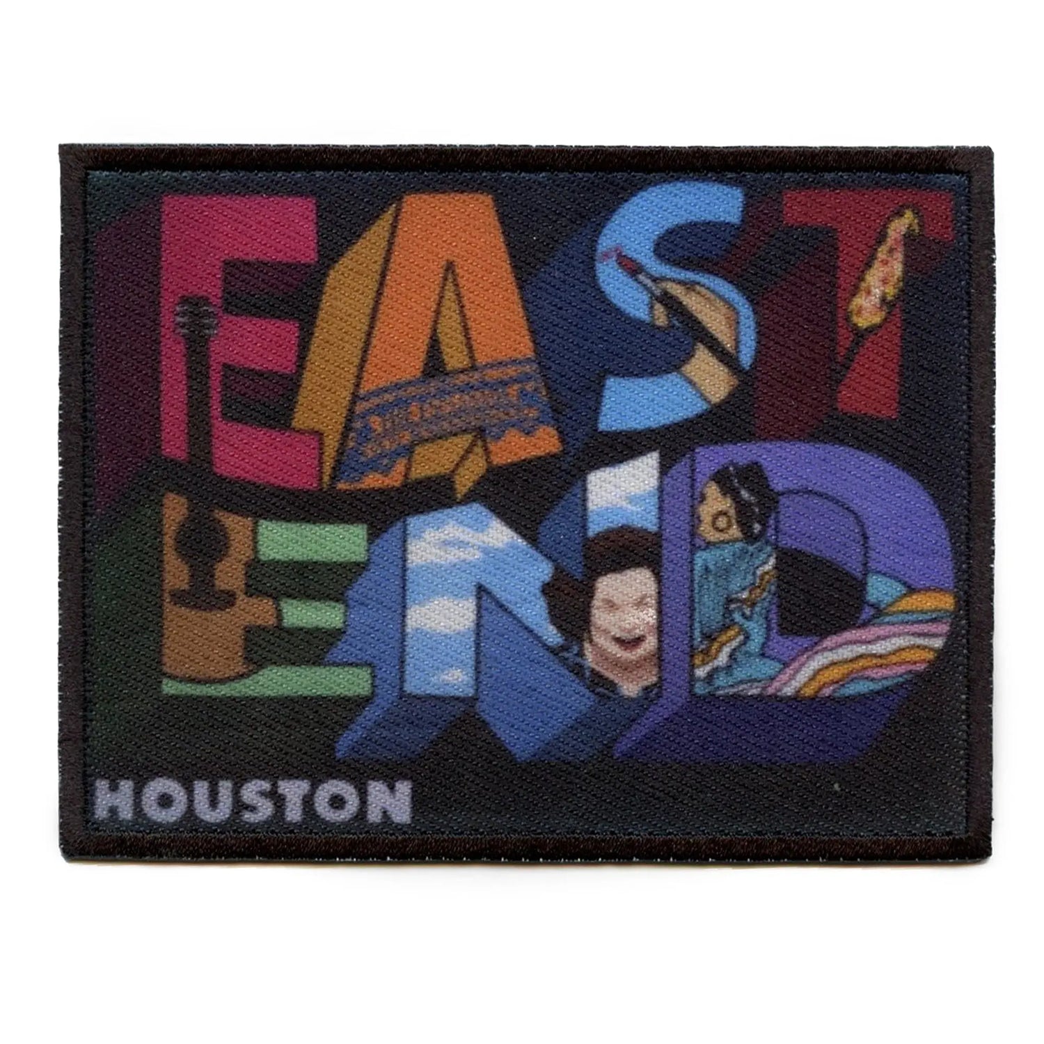 East End Houston Neighborhood Patch Hispanic Latin Culture Sublimated ...