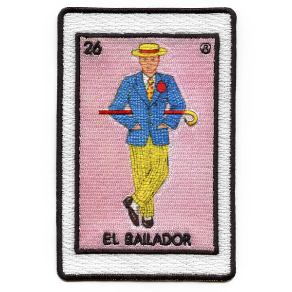 El Bailador 26 Patch Dancer Mexican Loteria Card Sublimated Embroidery ...