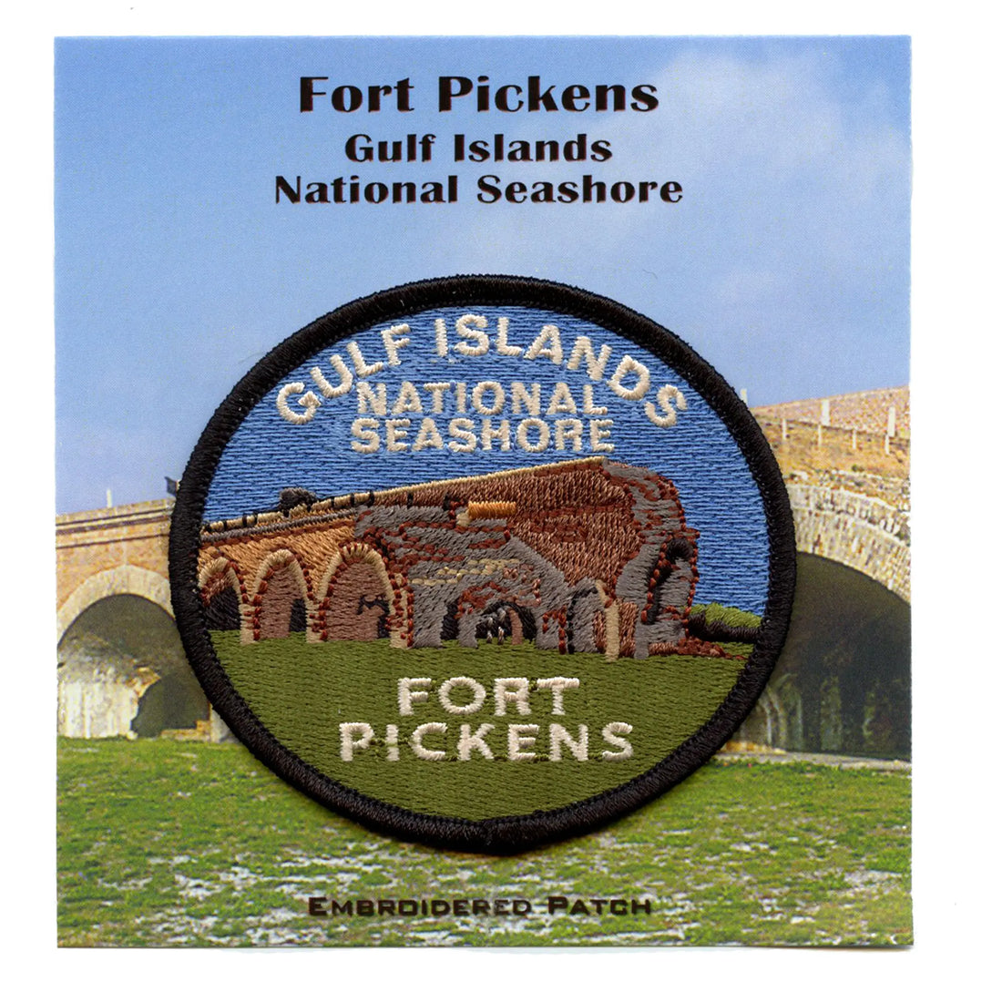 Fort Pickens Area Patch Gulf Islands National Seashore Embroidered Iro ...