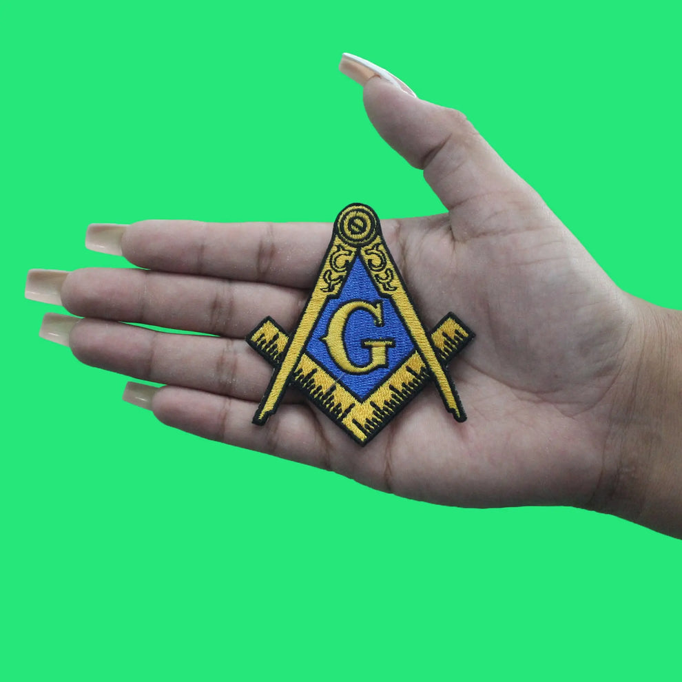 Freemason Fraternal Symbol Patch Brotherhood Masonry Embroidered Iron ...