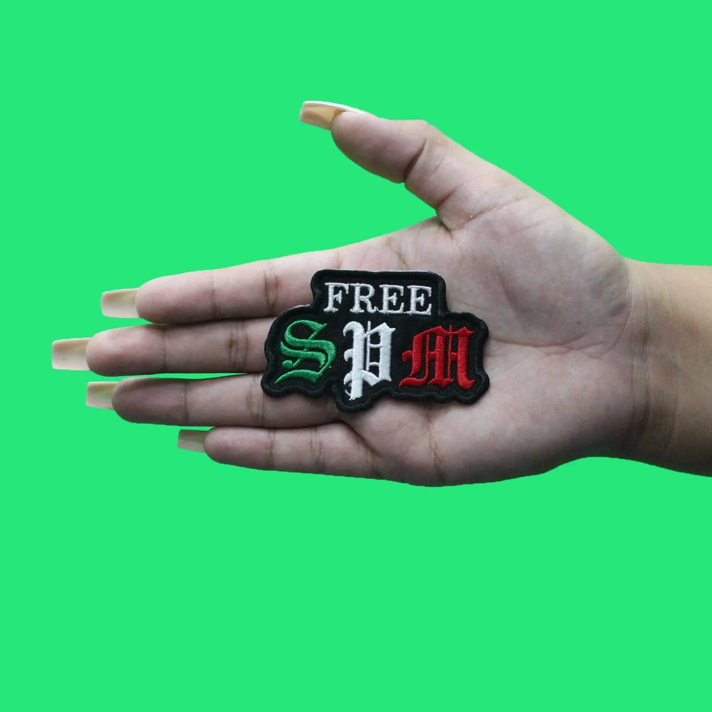 Free SPM Raza Patch Houston Rapper Embroidered Iron On – Patch Collection