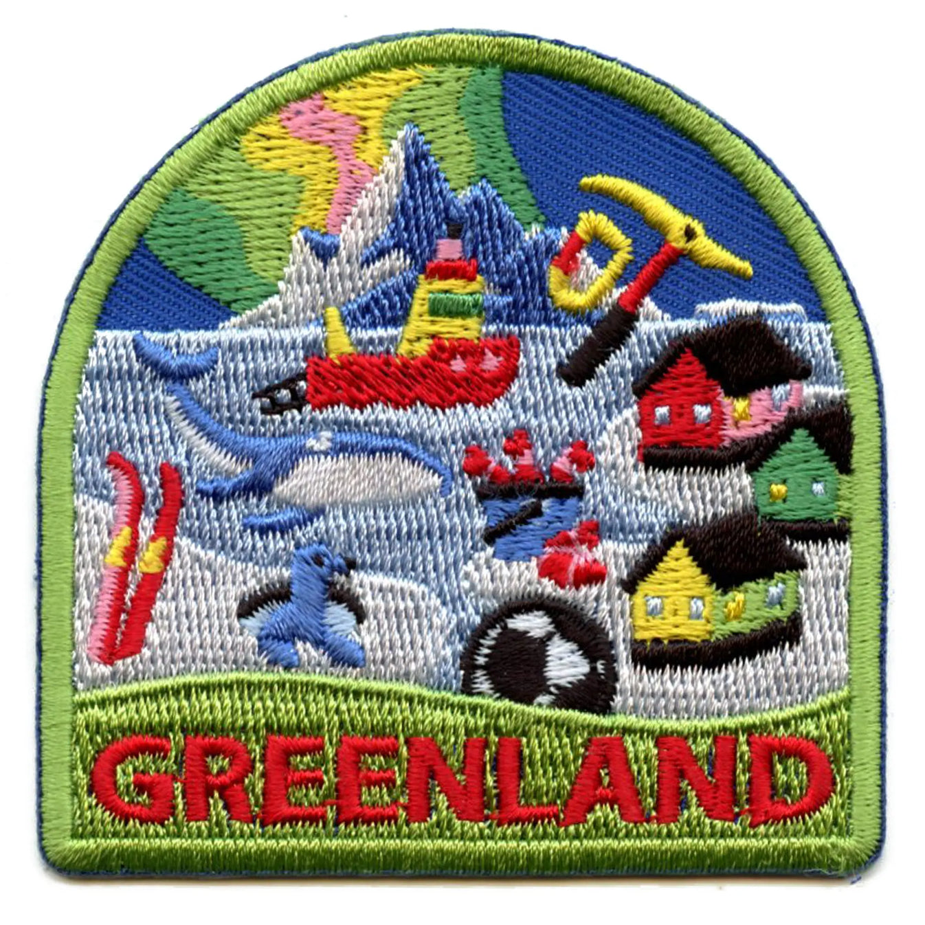 Greenland World Showcase Travel Patch Souvenir Denmark Vacation Embroi – Patch Collection