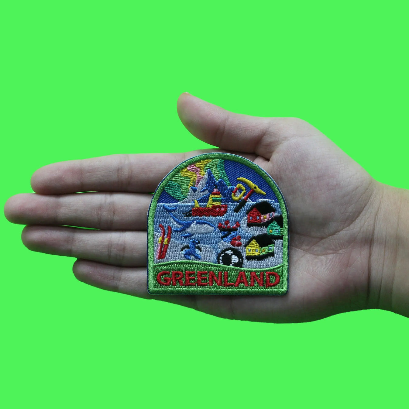 Greenland World Showcase Travel Patch Souvenir Denmark Vacation Embroi – Patch Collection