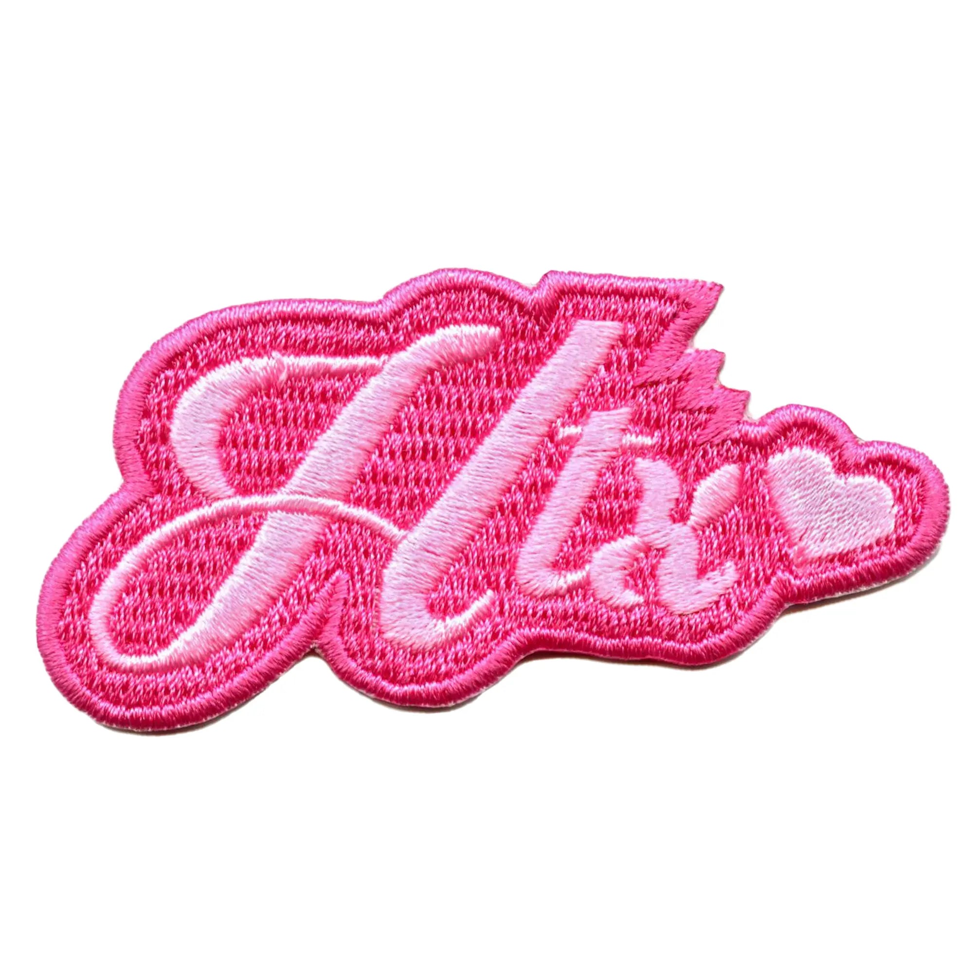 HTX Pink Heart Patch Houstonian Texas Pride Embroidered Iron on – Patch ...