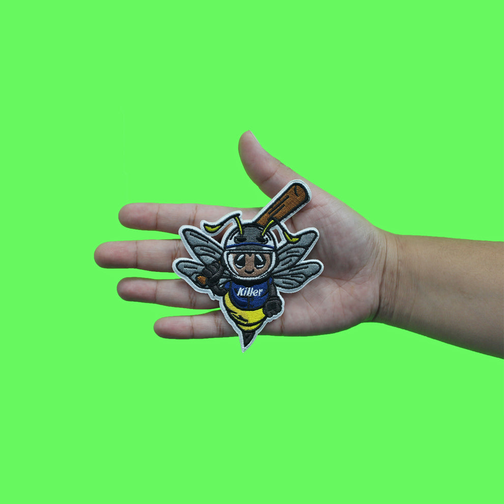 Houston Killer Bee Patch Baseball Player Embroidered Iron On – Patch ...