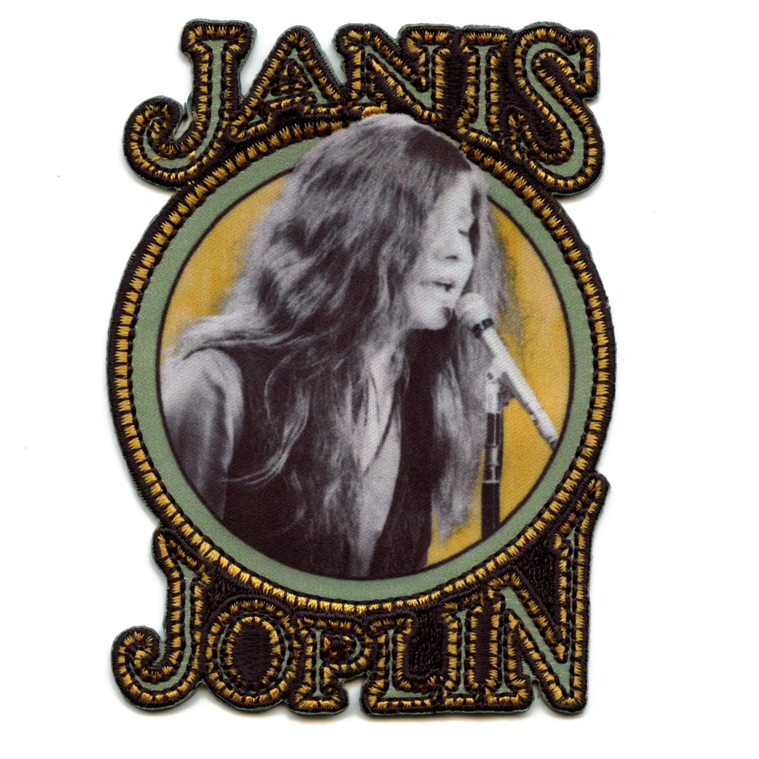 Janis Joplin Nouveau Letters Patch Legend Rock Artist Sublimated Embro ...