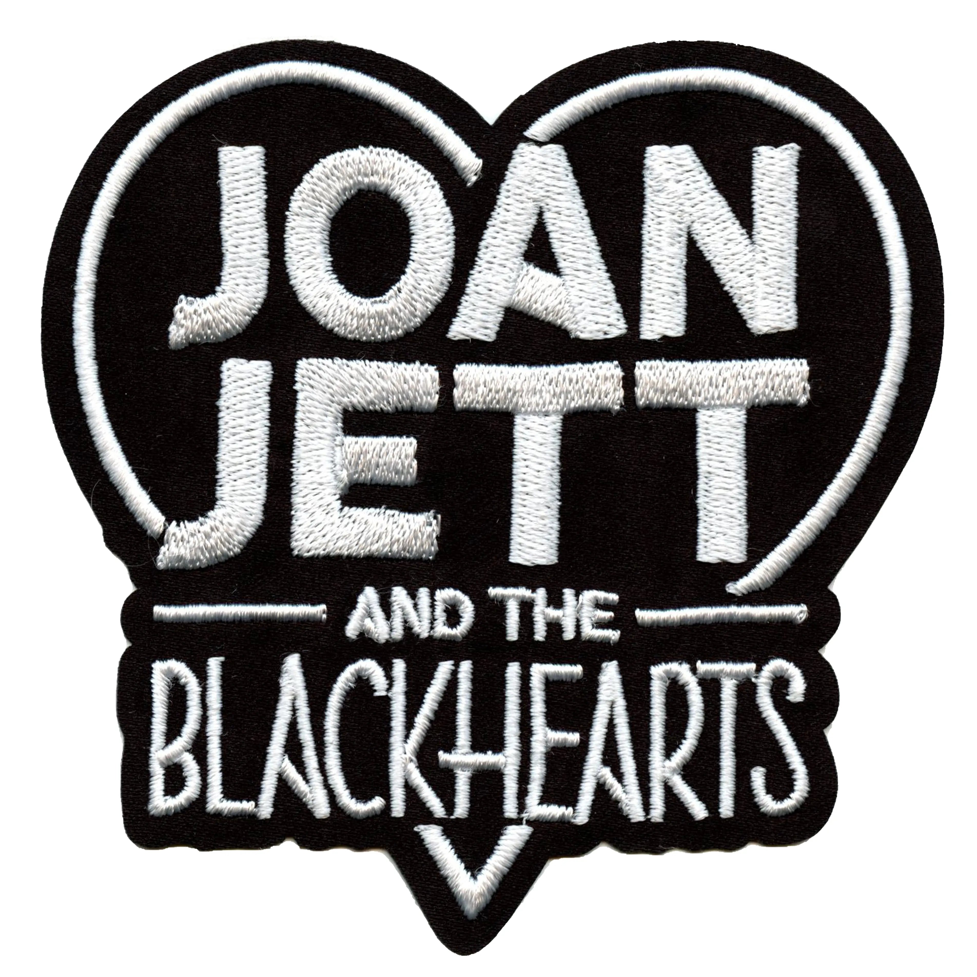 Joan Jett & the Blackhearts Patch Rock Script Logo Embroidered Iron On ...