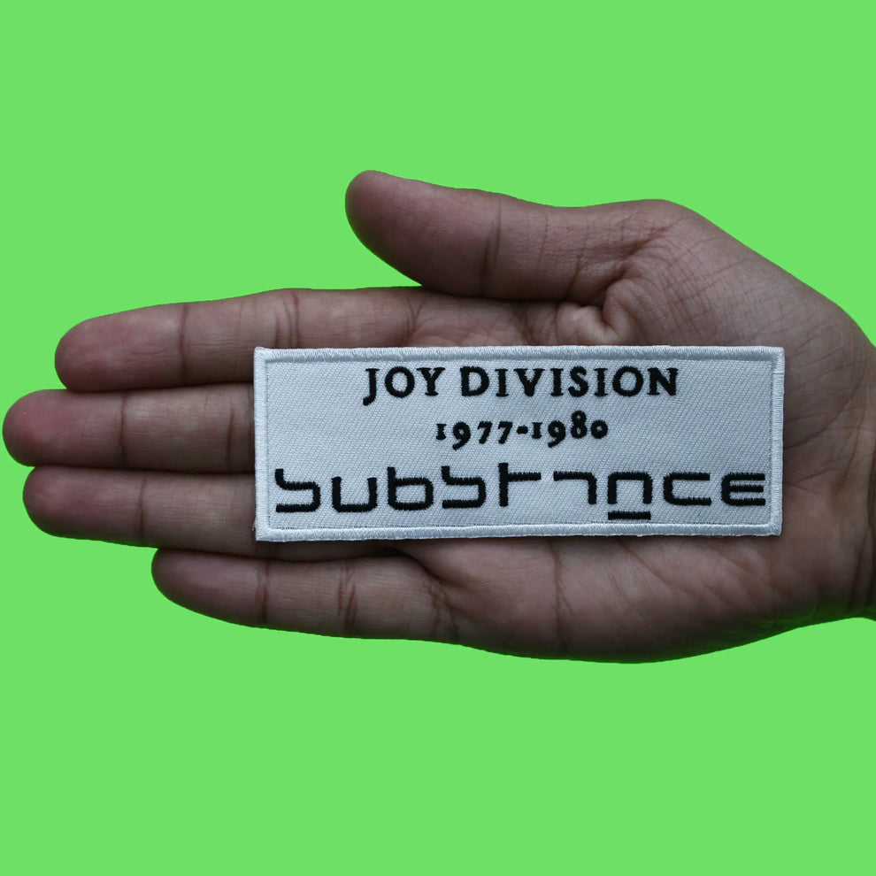 Joy Division Rock Patch Substance 1979 Atmosphere Embroidered Iron On ...