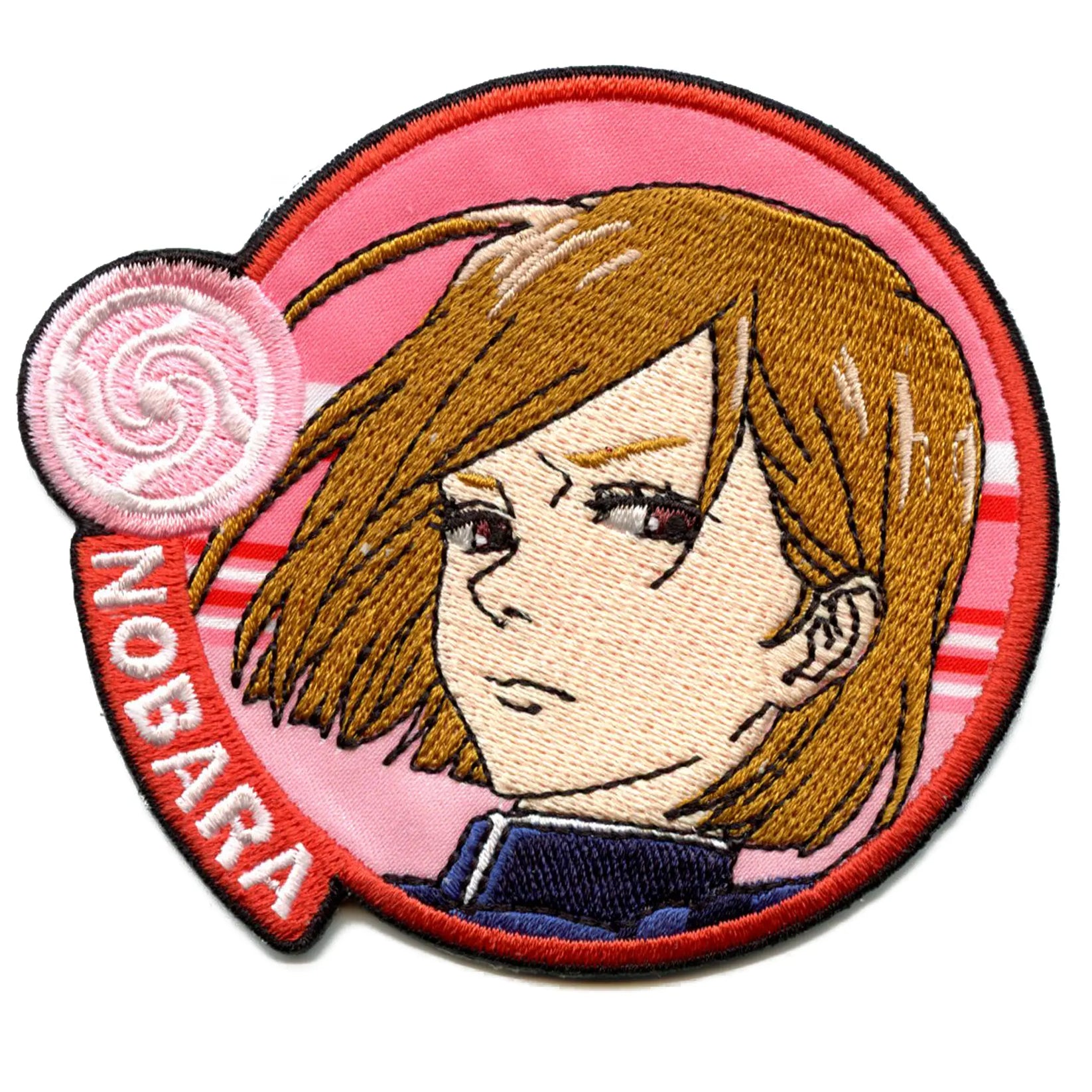 Jujutsu Kaisen Nobara Chibi Patch Headshot Embroidered Iron On – Patch ...