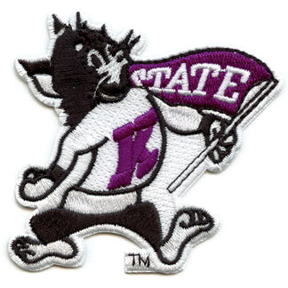 Kansas State University Wildcats Mascot Logo Embroidered Iron On Patch ...