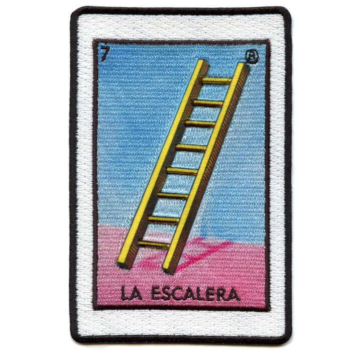 La Escalera 7 Patch Ladder Mexican Loteria Card Sublimated Embroidery ...