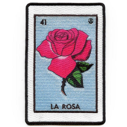 La Rosa 41 Patch Mexican Loteria Card Sublimated Embroidery Iron On ...