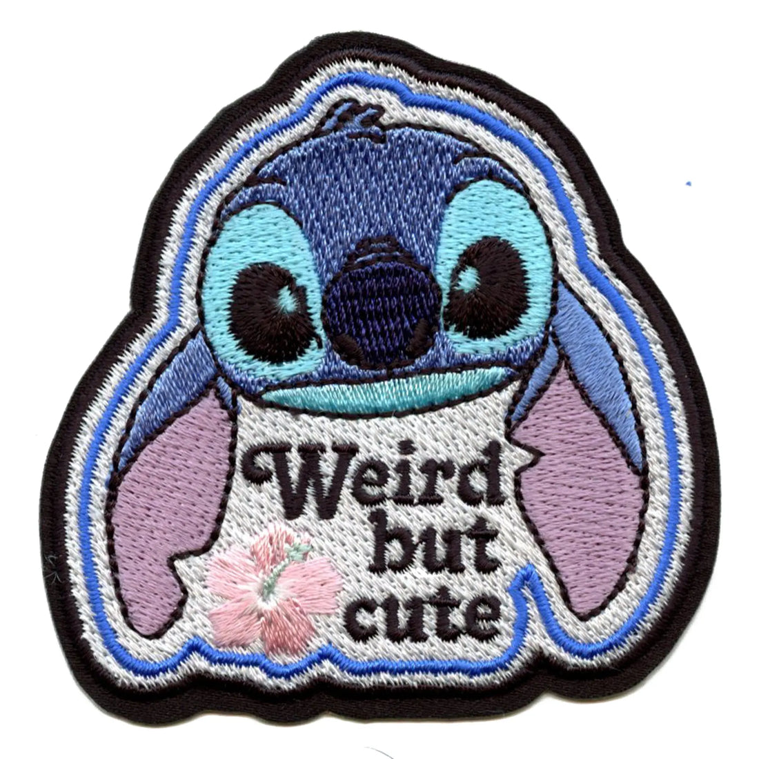 Lilo And Stitch Patch Weird But Cute Embroidered Iron On – Patch Collection