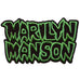 Marilyn Manson Name Logo Patch Heavy Metal Rock Band Embroidered Iron ...