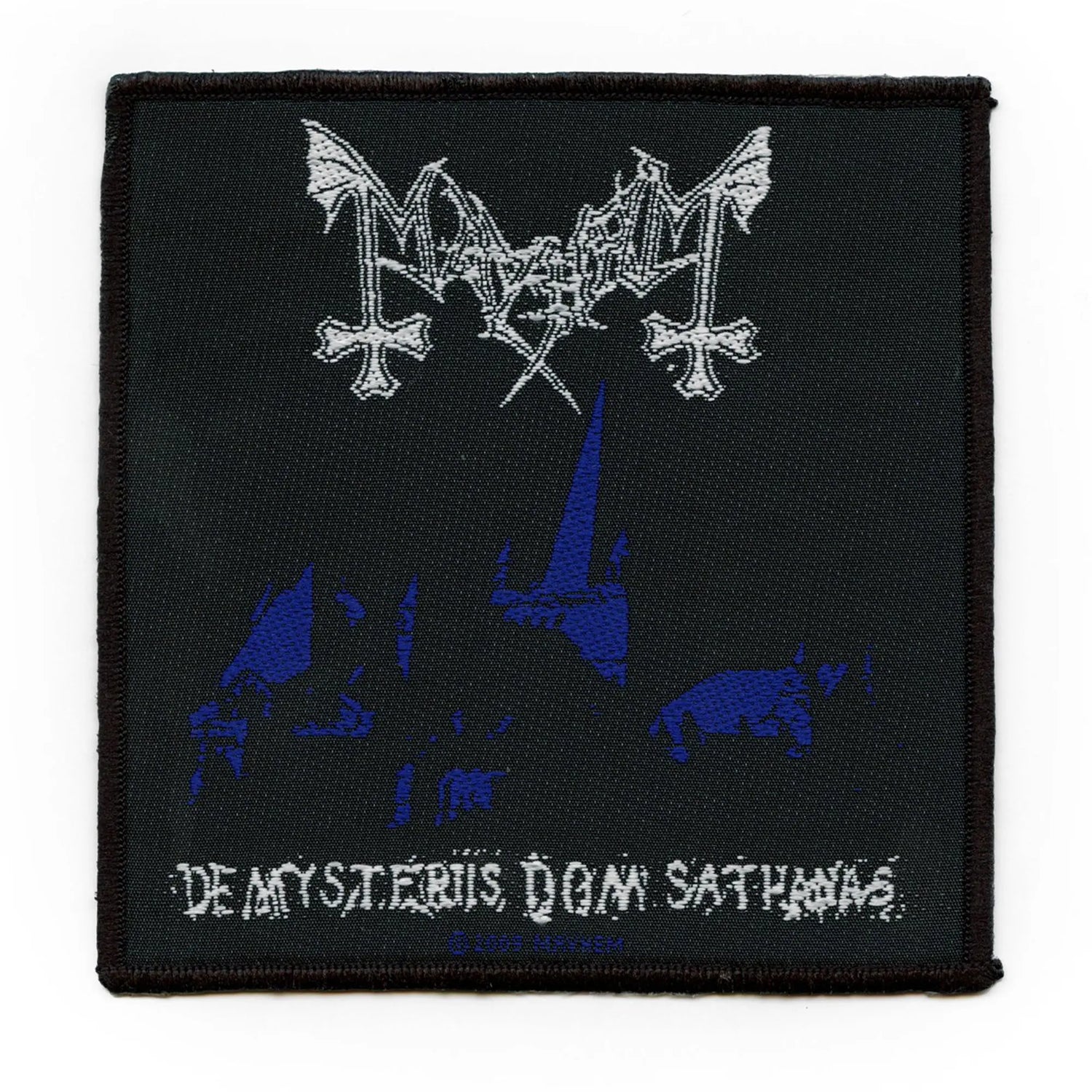 Mayhem De Mysteriis Dom Sathanas Patch Album Cover Woven Iron On ...