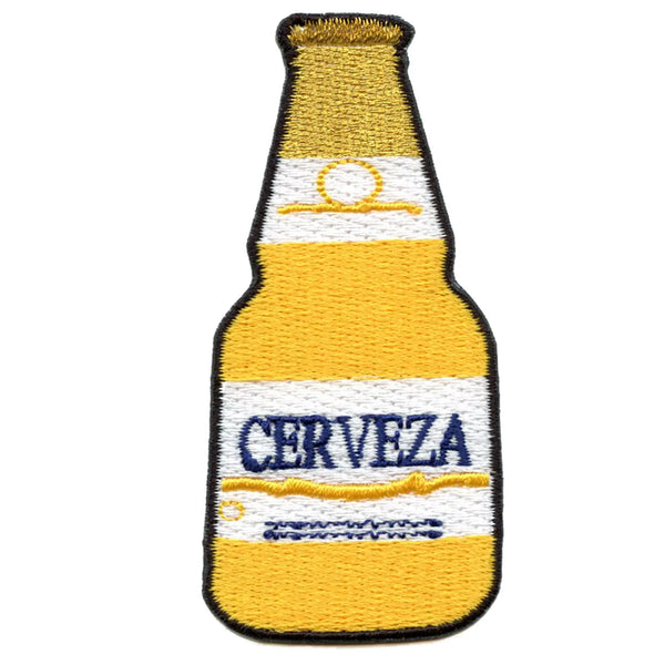 Mexican Cerveza Bottle Patch Beer Alcohol Drink Embroidered Iron On ...