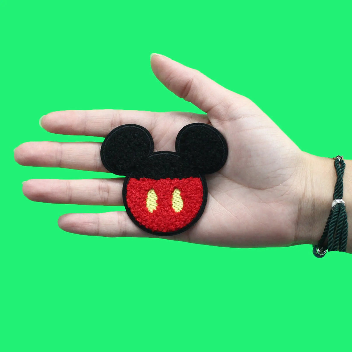 Mickey Mouse Pants Head Patch Disney Meeska Mooska Chenille Iron On ...