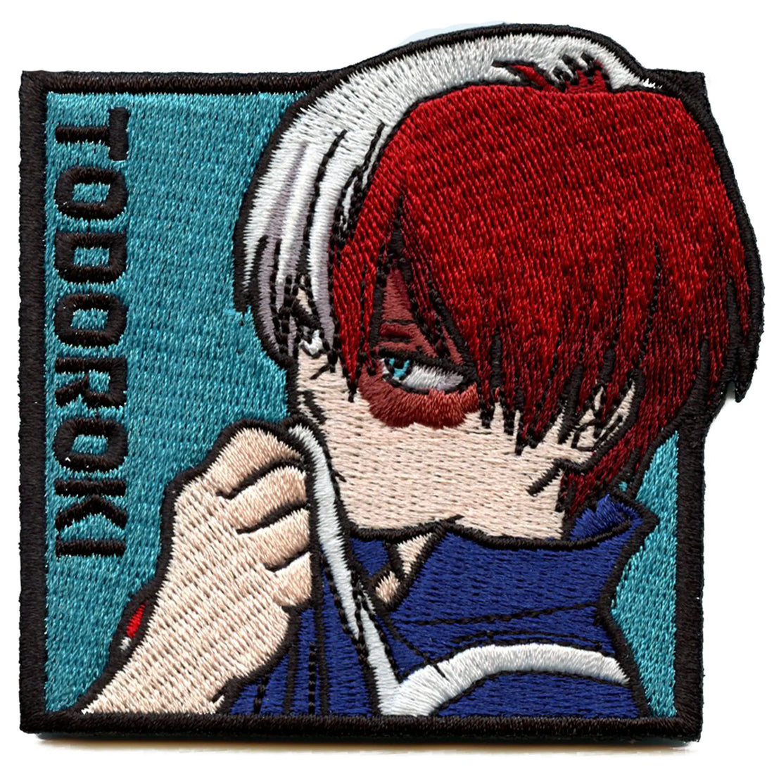 My Hero Academia Patch Todoroki Portrait Box Embroidered Iron On ...