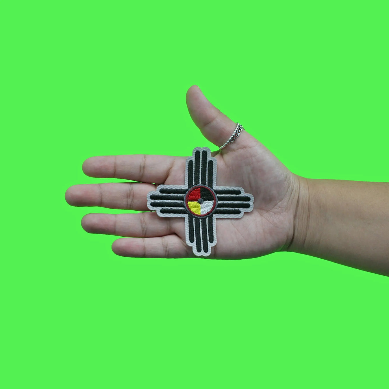 Native American Sun Patch Indigenous Culture Symbols Embroidered Iron ...