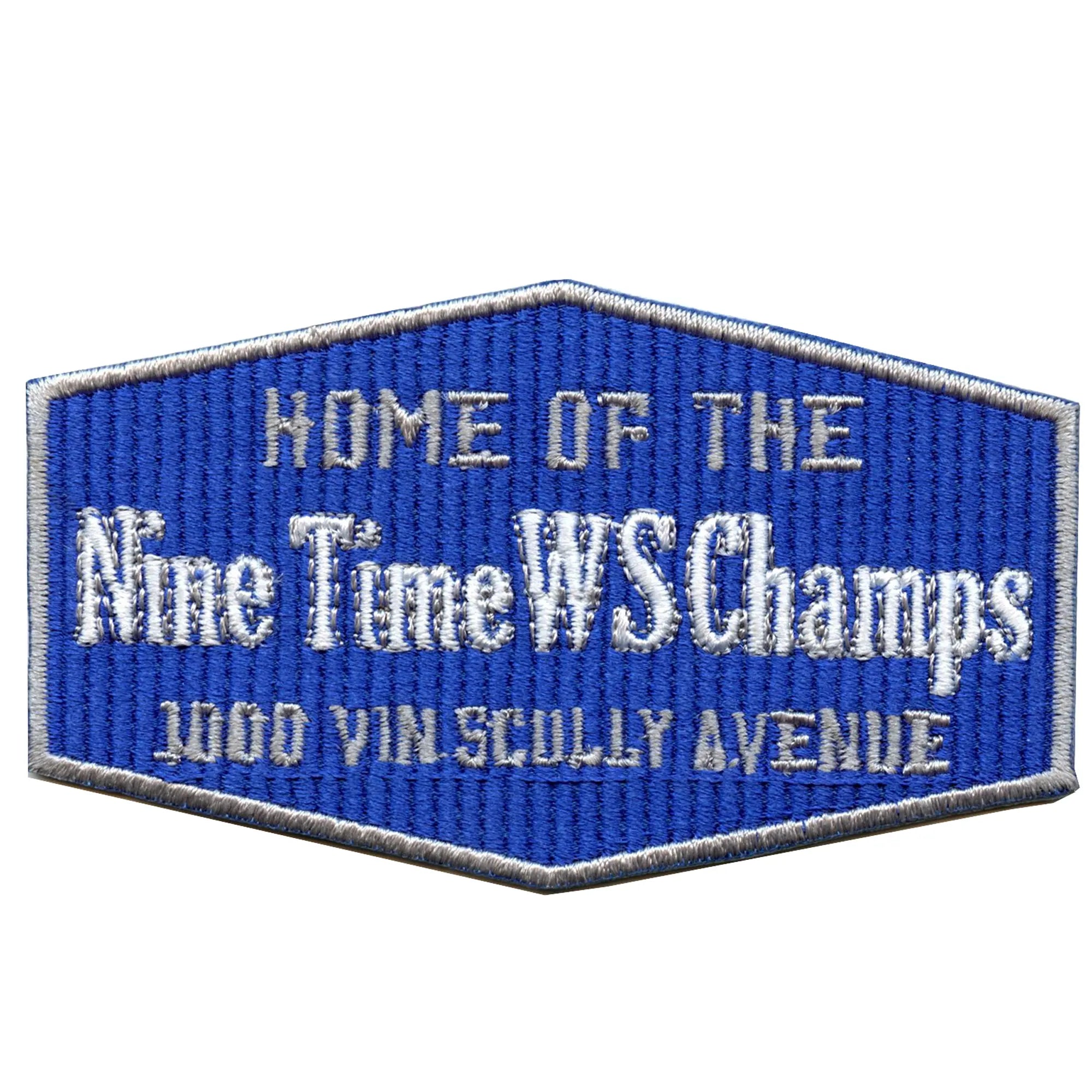 Nine Time WS Champs Patch Los Angeles Home Baseball Embroidered Iron O ...