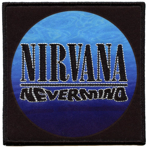 Nirvana Nevermind Album Cover Patch Grunge Rock Band Woven Iron On – Patch Collection