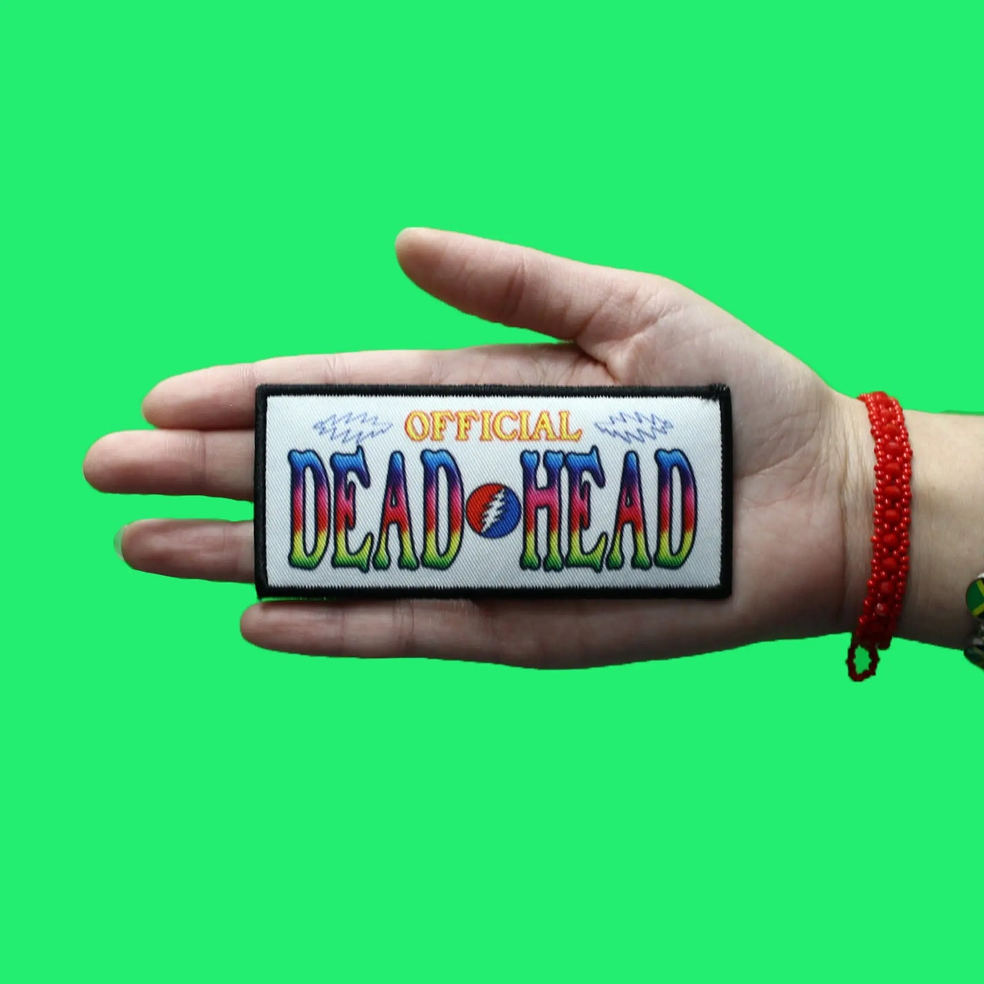 Official Dead Head Patch Grateful Dead Band Sublimated Embroidery Iron ...