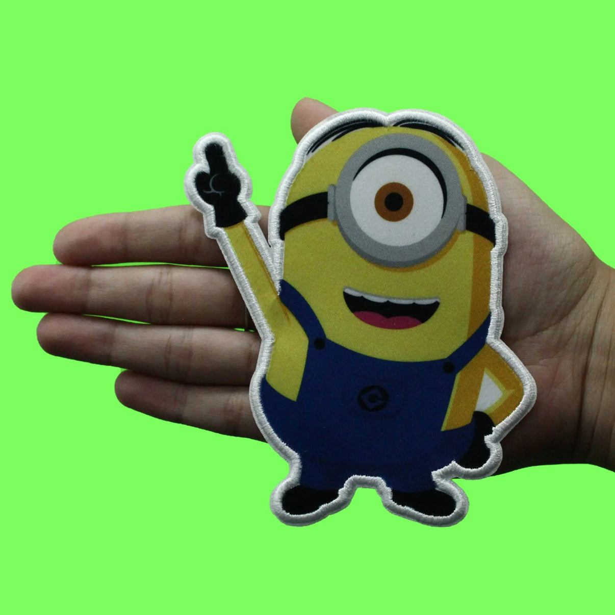 One Eye Minions Large Patch Stuart Despicable Me Embroidered Iron On ...