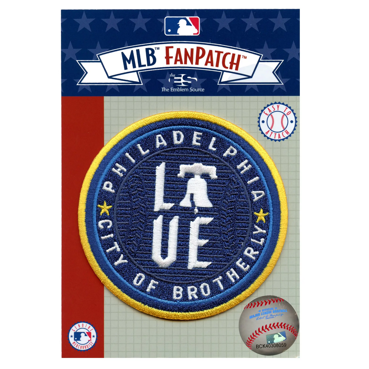 Philadelphia Phillies City of Brotherly Love Patch City Connect Embroi ...