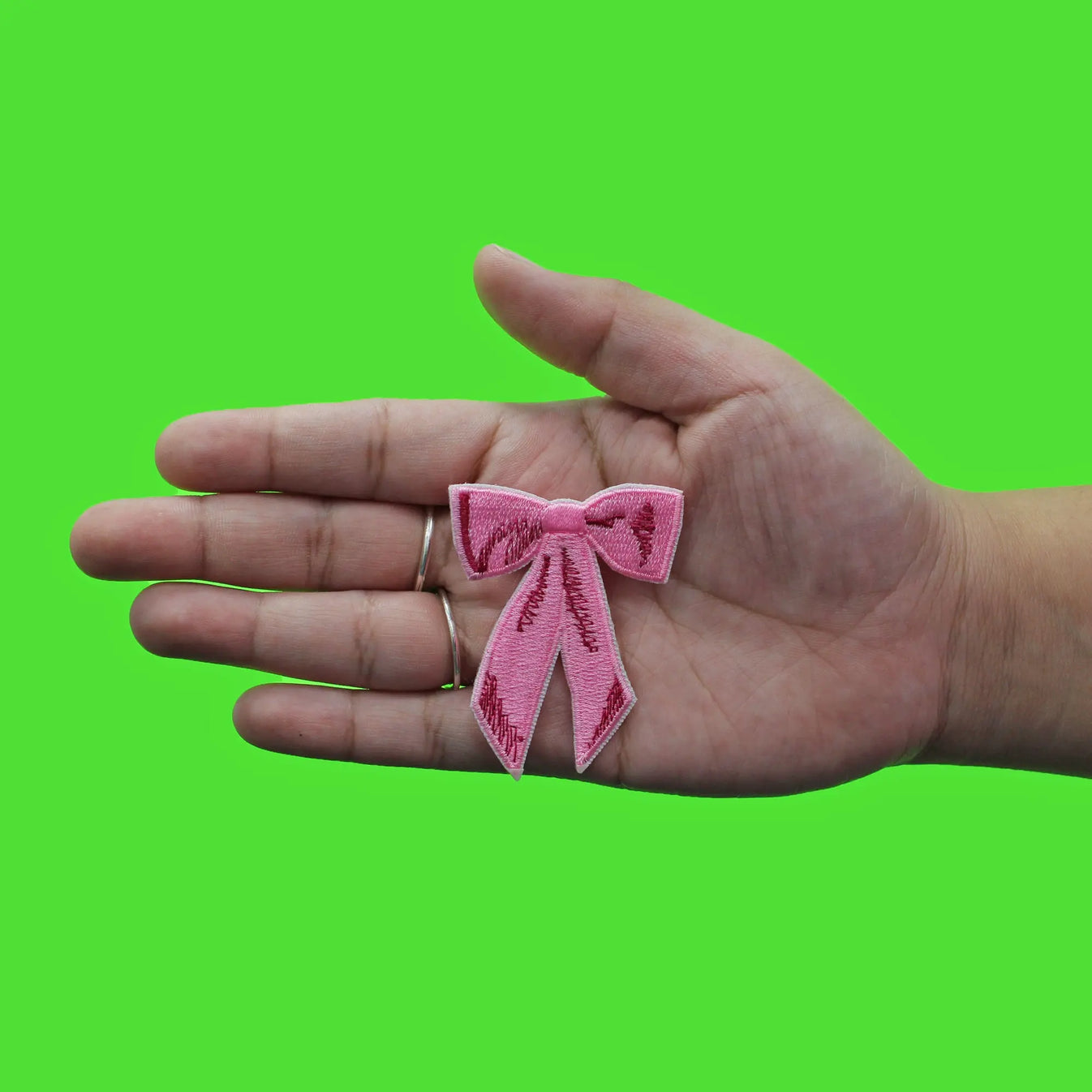 Pink Bow Ribbon Patch Coquette Soft Girl Embroidered Iron On – Patch ...