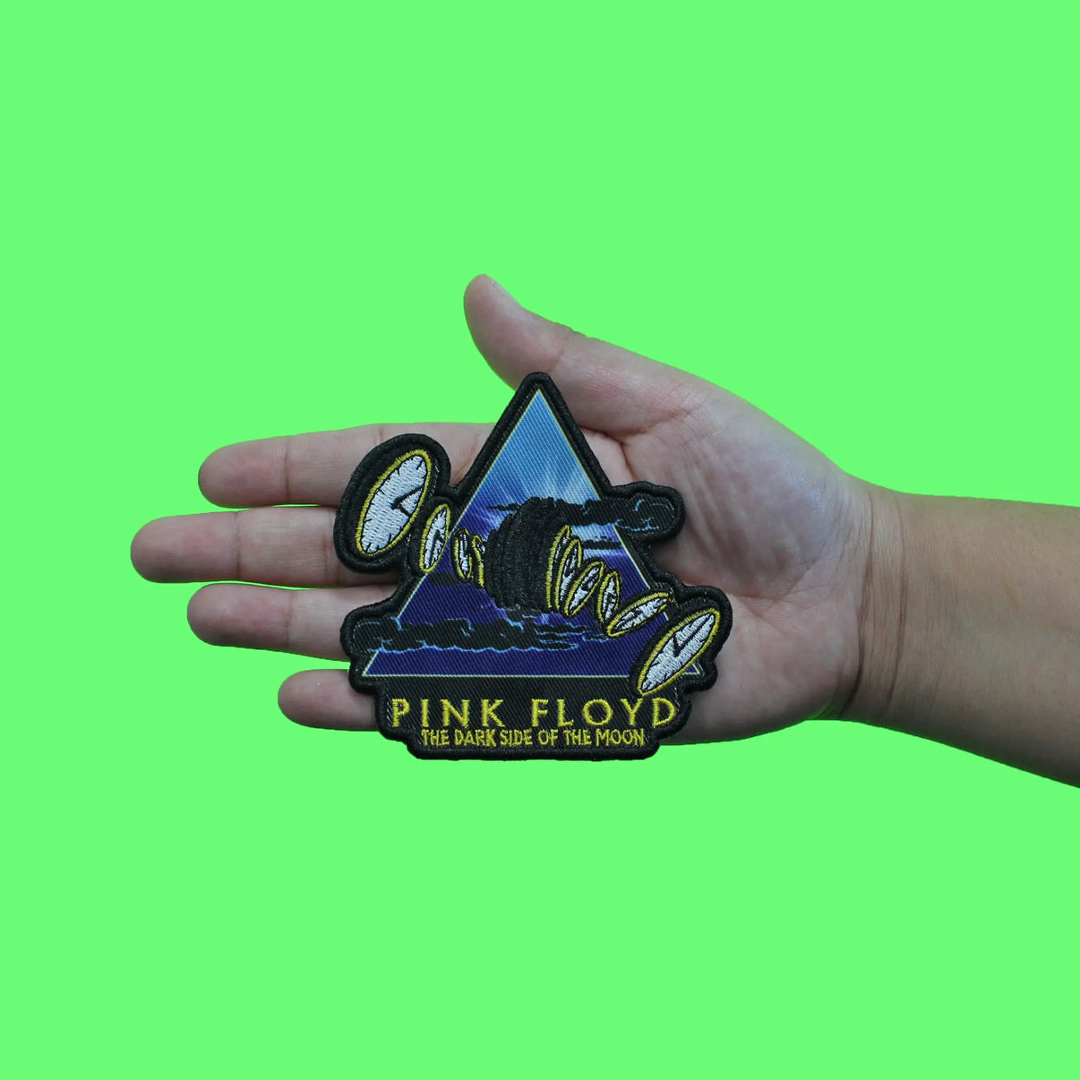 Pink Floyd Clock Time Laps Patch DSOTM Rock Psychedelic Sublimated Iro ...
